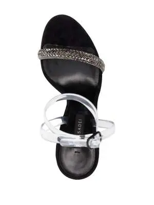 Casadei Stratosphere 110mm Crystal-embellished Sandals