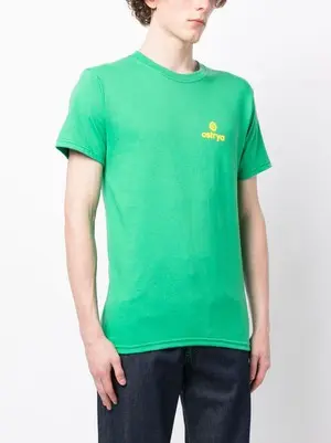 OSTRYA Logo-print Round-neck T-shirt