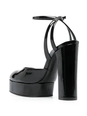Casadei Betty 120mm Platform Pumps - Black
