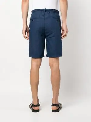 BRIGLIA 1949 Linen Drawstring Shorts