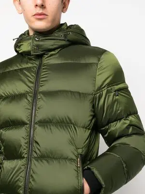 MOORER Padded Jacket With Detachable Hood