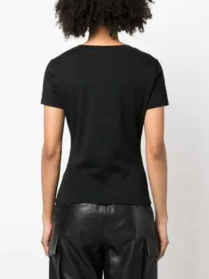 Moschino Print Cotton T-shirt - Black