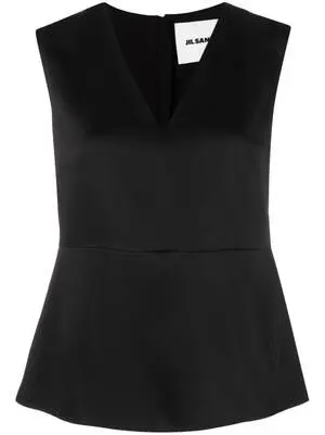 JIL SANDER V-neck Tank Top