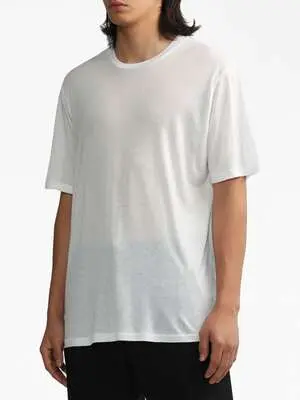 POST ARCHIVE FACTION Logo-print Lyocell T-shirt