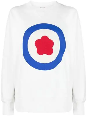 Kenzo Logo-print Cotton Sweatshirt - White
