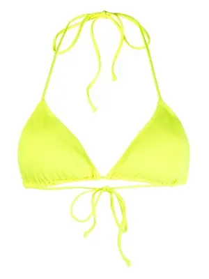 MC2 SAINT BARTH Leah Triangle-cup Bikini Top - Yellow