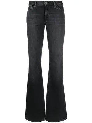 Acne Studios Logo-patch Straight-leg Jeans