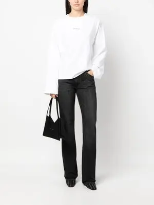 Acne Studios Logo-patch Straight-leg Jeans