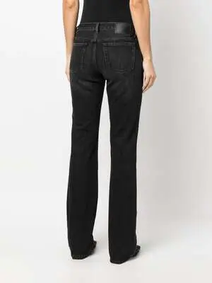 Acne Studios Logo-patch Straight-leg Jeans