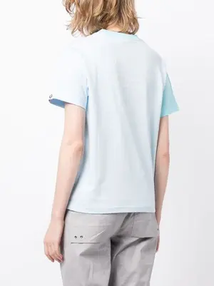 AAPE BY *A BATHING APE Moonface Embossed Panelled T-shirt