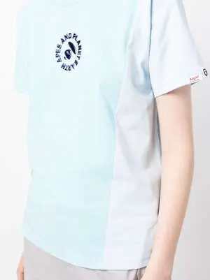 AAPE BY *A BATHING APE Moonface Embossed Panelled T-shirt