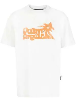Palm Angels Enzo Logo-print T-shirt - White