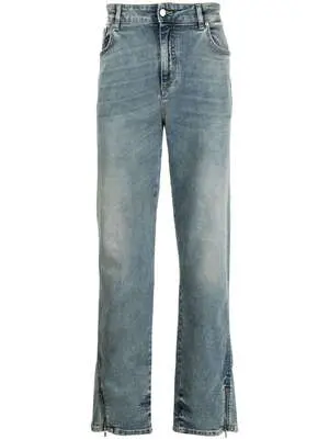 REPRESENT Mid-rise Straight-leg Jeans