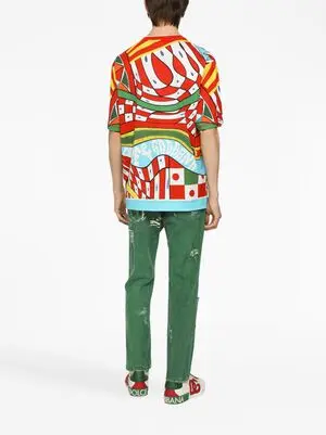 Dolce & Gabbana Graphic-print Cotton T-shirt