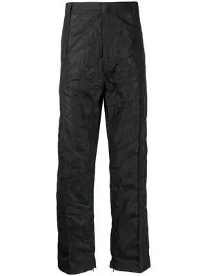 424 Crease-effect Straight-leg Trousers