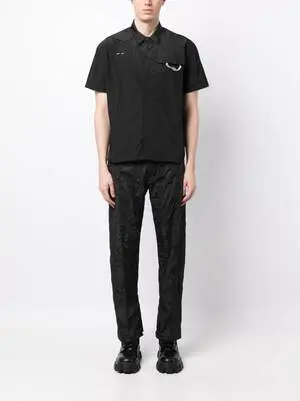 424 Crease-effect Straight-leg Trousers