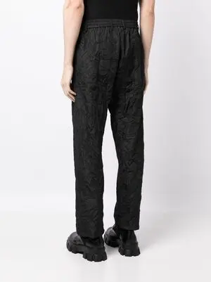 424 Crease-effect Straight-leg Trousers