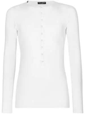 Dolce & Gabbana Long-sleeve Button-fastening Top