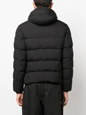 MOORER Long Sleeve Padded Jacket - Black