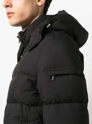 MOORER Long Sleeve Padded Jacket - Black