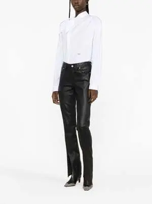 Dsquared2 Tie-neck Long-sleeve Shirt