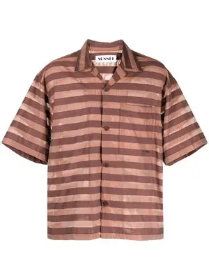 Sunnei Striped Cotton-blend Shirt