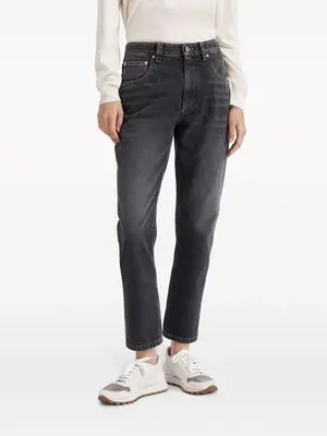 Brunello Cucinelli Straight-leg Cropped Jeans