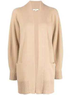 Vince Open-front Cashmere Cardigan Coat - Neutrals
