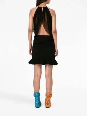 JW Anderson Knitted Mini Skirt - Black