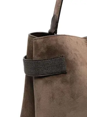 Brunello Cucinelli Suede Tote