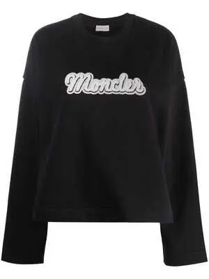 Moncler Logo-appliqué Sweatshirt - Black
