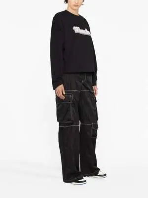 Moncler Logo-appliqué Sweatshirt - Black