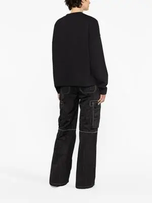 Moncler Logo-appliqué Sweatshirt - Black
