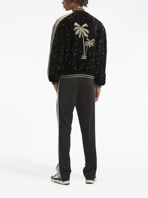Palm Angels Sequin-embellished Bomber Jacket