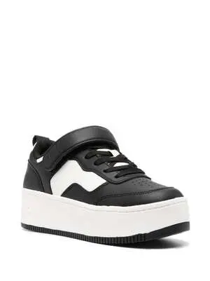 Tommy Hilfiger Leather Flatform Sneakers