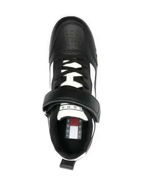 Tommy Hilfiger Leather Flatform Sneakers