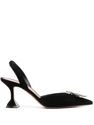 Amina Muaddi Begum 85mm Slingback Pumps