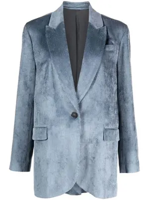 Brunello Cucinelli Single-breasted Button-fastening Blazer
