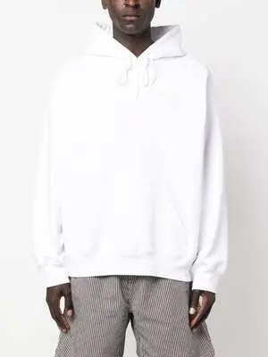 Carhartt Work In Progress Graphic-print Cotton Hoodie - White