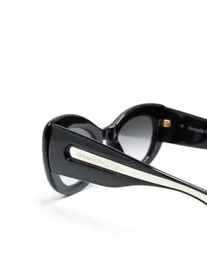 Alexander McQueen Engraved-logo Sunglasses