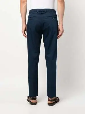 MOORER Anton-we Tapered Trousers - Blue