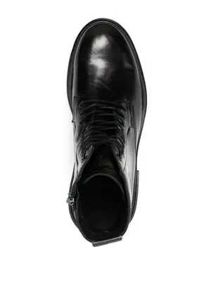 Calvin Klein Leather Lace-up Boots