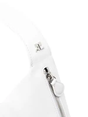 COURREGES Racer Shoulder Bag - White