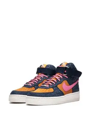 Nike Air Force 1 Hi Prm Suede Sneakers - Blue