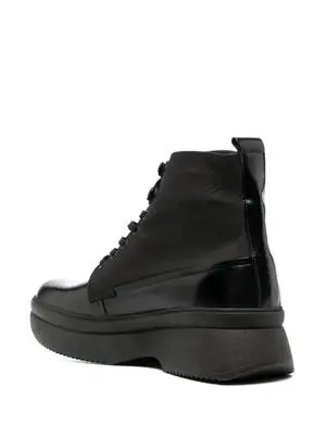 Calvin Klein Lace-up Leather Boots