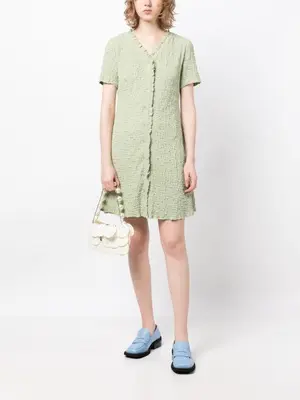 TOUT A COUP Cloqué-effect Mini Dress