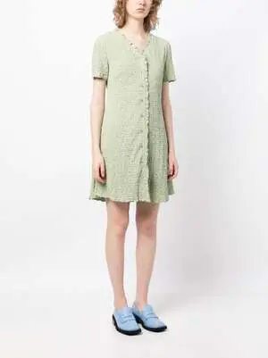TOUT A COUP Cloqué-effect Mini Dress