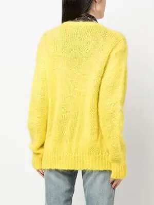 Dsquared2 Mohair Blend V-neck Cardigan