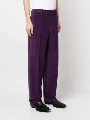 Dsquared2 Corduroy Straight-leg Trousers - Purple