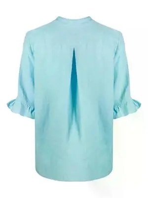 Sleeper Ruffed Inen Ounge Suit